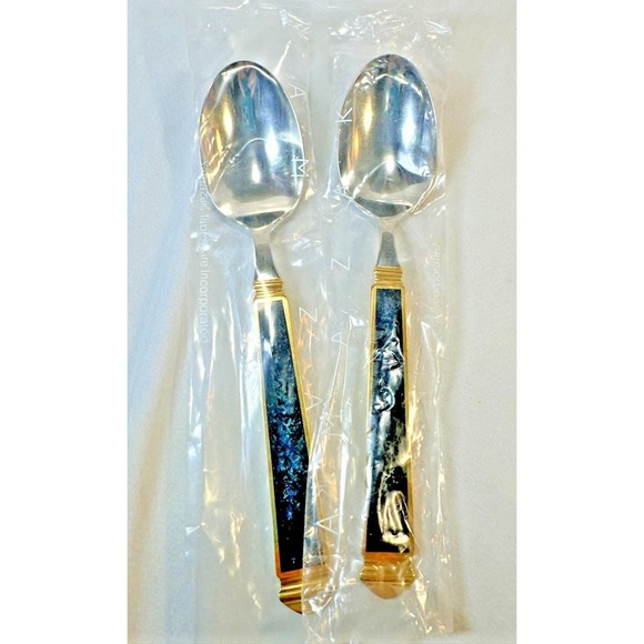 Yamazaki | Dining | Yamazaki Krystallos Gold Black Silverware Flatware ...